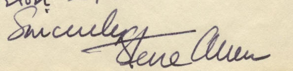 Autograph - 1112008 - Autographed note signed by television personality ...