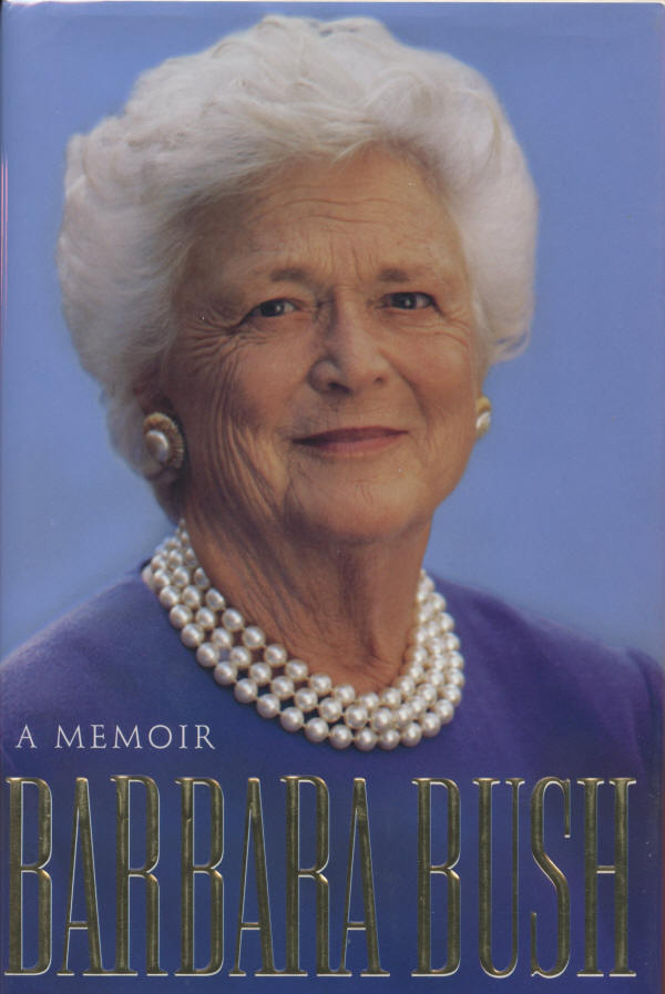 Autograph - 1104701 - First Lady Barbara Bush's Memoir, signed on a ...