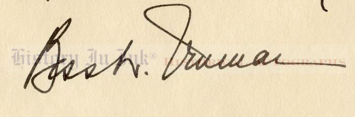 Bess Truman Autograph - handwritten letter to a Kansas City friend on ...