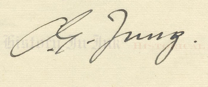 Carl Jung Autograph - 1415301 - Typed letter signed by famed Swiss ...
