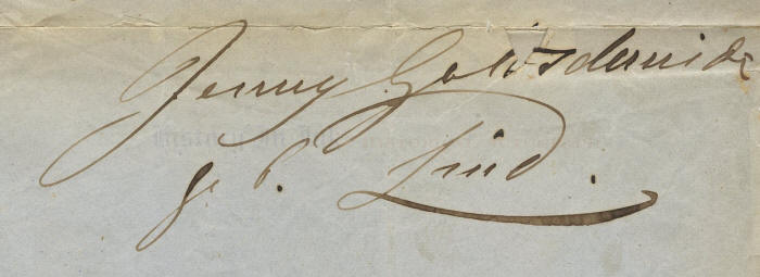 Jenny Lind Autograph - 1431579 - Handwritten letter by the Swedish ...