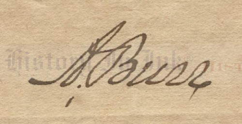 Aaron Burr Autograph - signed bill of exchange, 9-17-1806
