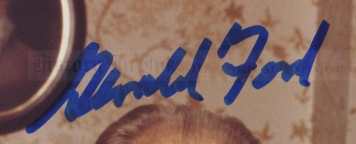 Gerald and Betty Ford Autograph - signed photo of President and Mrs ...