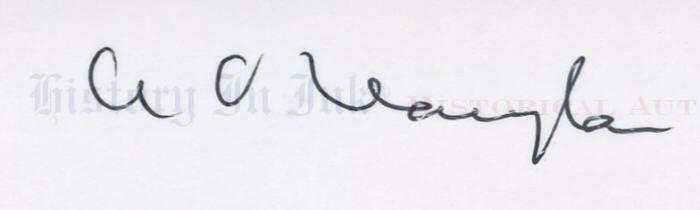 William O. Douglas Autograph - 8" x 10" signed photograph