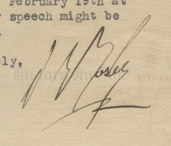 Oswald Mosely Autograph - typed letter signed 1-9-1931
