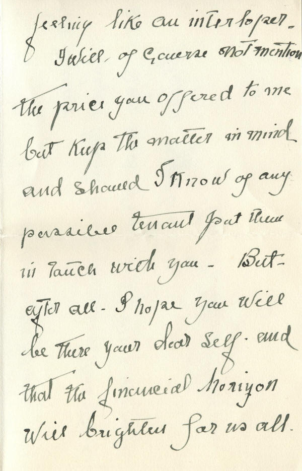 Autograph - 603301 - Depression content handwritten letter by First ...