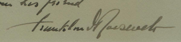 Autograph - 907201 - Large format signed photograph of President ...